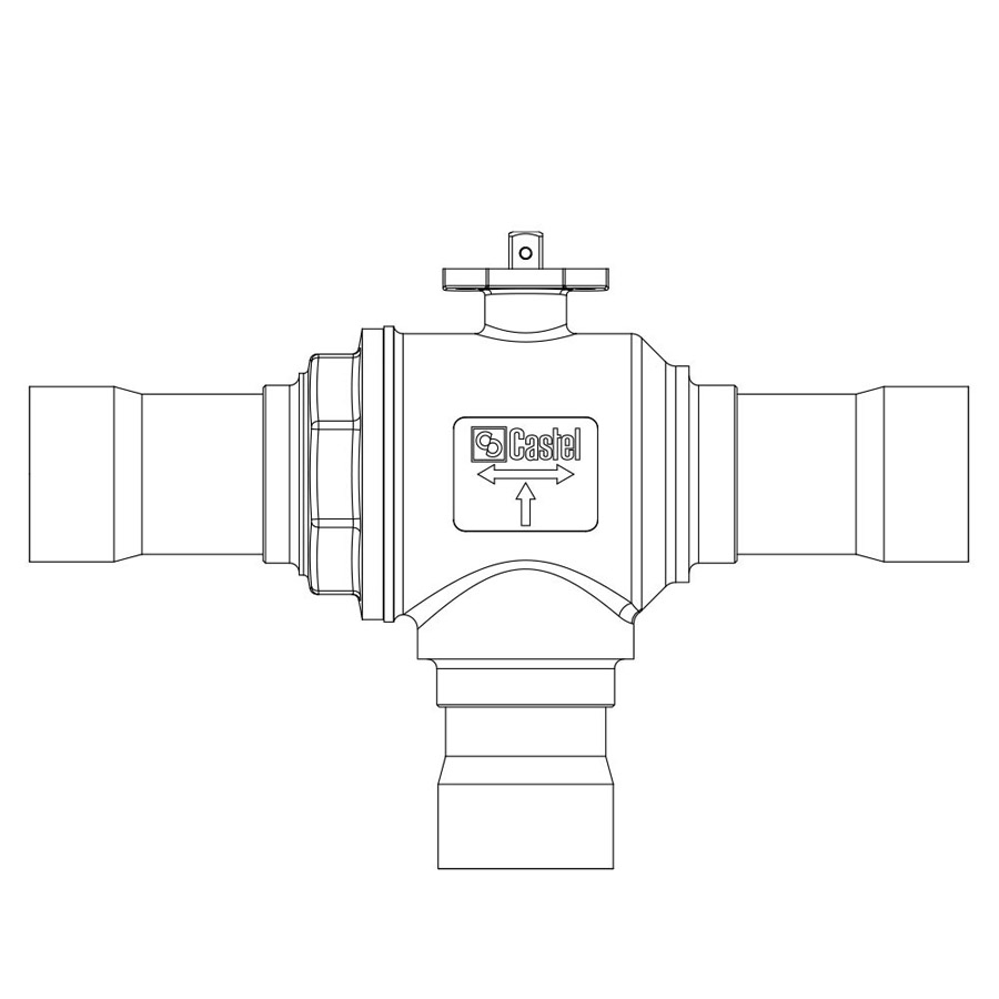Válvulas de 3 vías, línea POLYHEDRA - Castel
